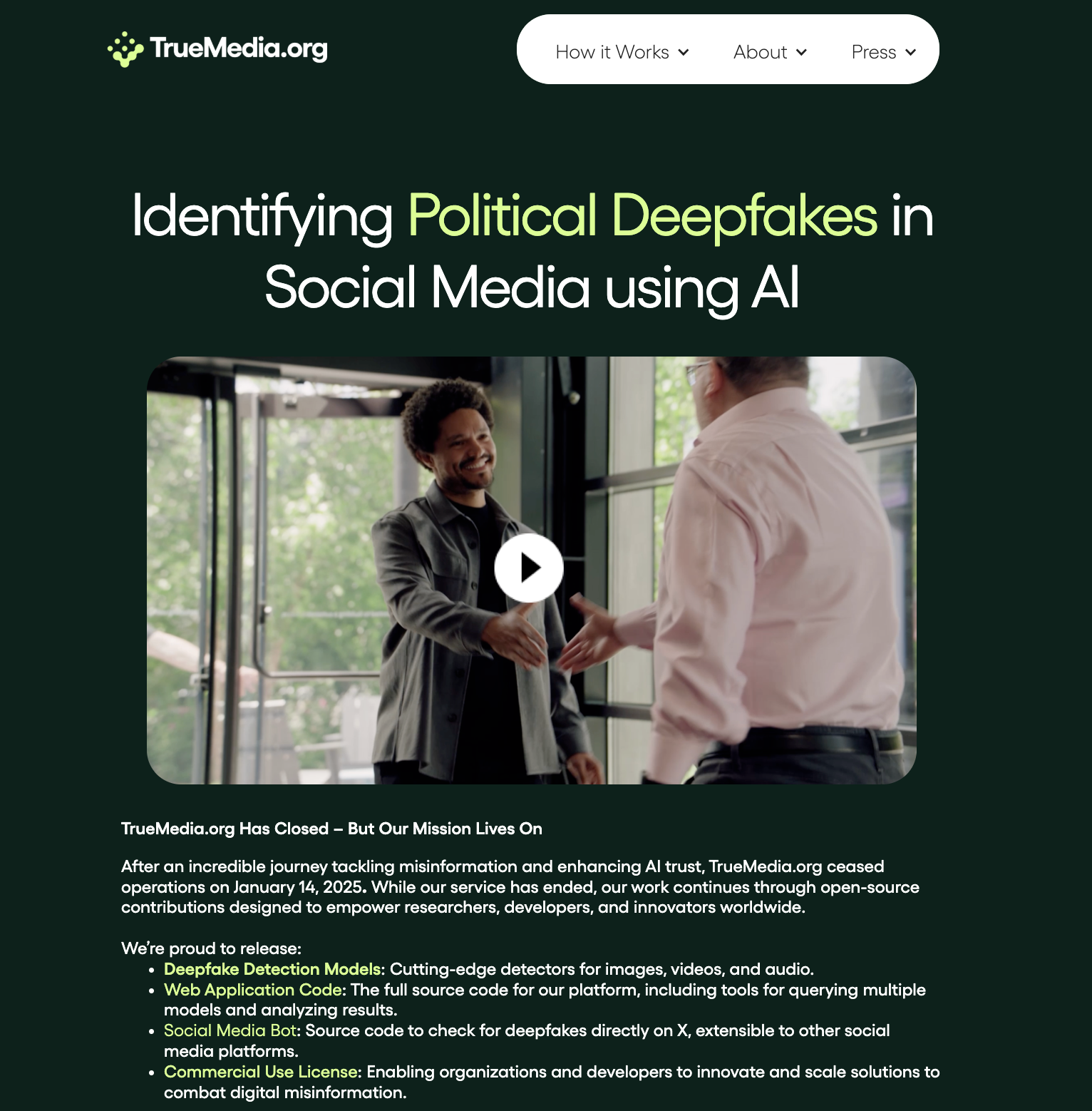 From Deepfake Detection to AI Avatar Generation: Open-source Deepfake ...
